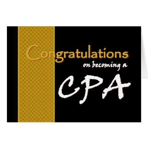 CUSTOM NAME Congratulations - CPA | Zazzle