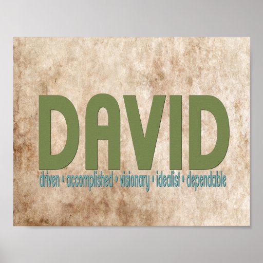 David Name Meaning Print Zazzle David Name Meaning Print Zazzle
