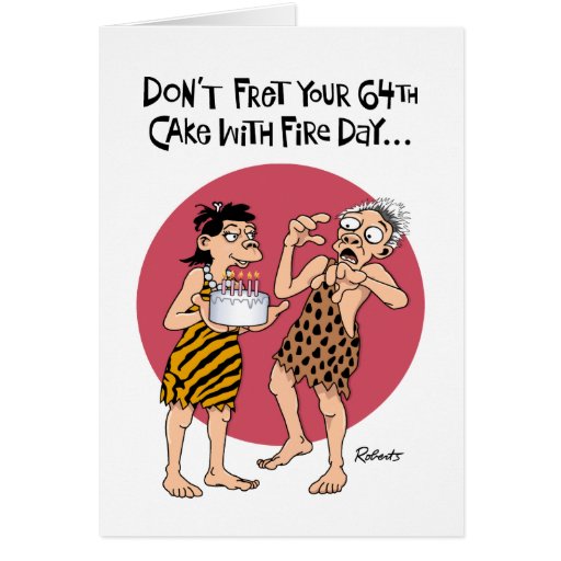 don-t-fret-64th-birthday-card-zazzle
