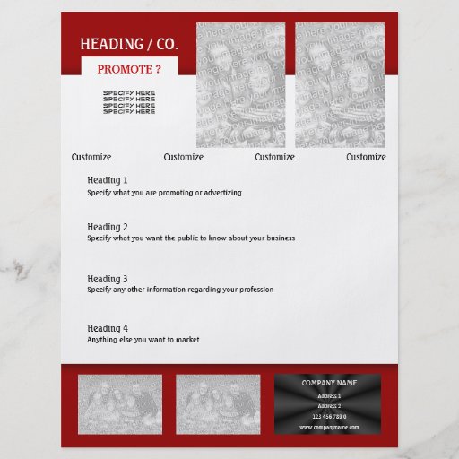 Flyer Template Create Your Own 8 5 x11 Zazzle
