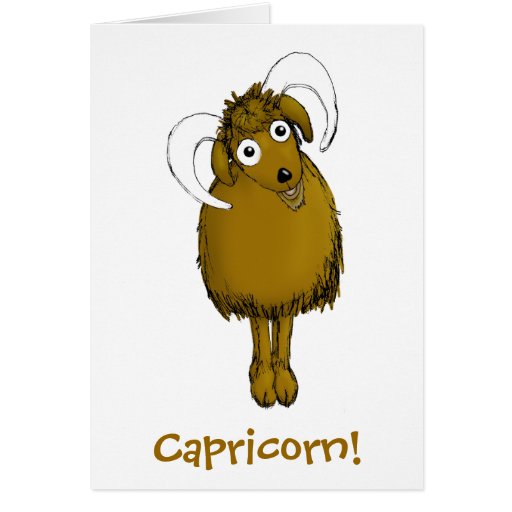Happy Birthday Capricorn Greeting Card Zazzle