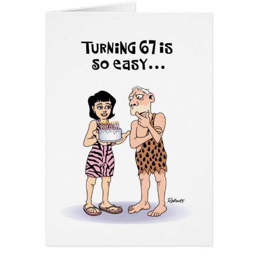 His 67th Birthday Greeting Card Zazzle