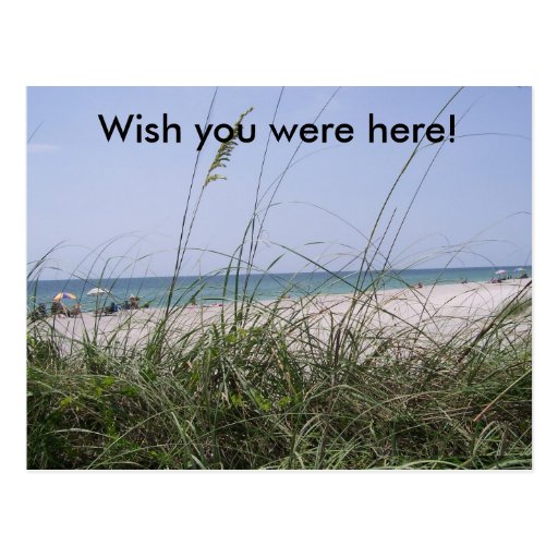 Wish You Were Here Postcard Zazzle