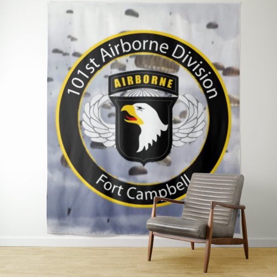 101st AIRBORNE DIV. PHOTO BACKGROUND 2 Tapestry | Zazzle.co.uk