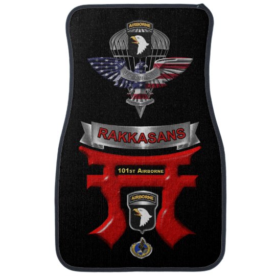101st Airborne Division Rakkasans Veteran Car Mat | Zazzle.co.uk