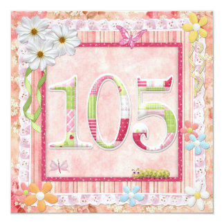 105th Birthday Cards & Invitations | Zazzle.co.uk