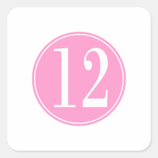 Number 12 Stickers and Sticker Transfer Designs - Zazzle UK