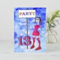 13th Birthday party sign board invitation | Zazzle