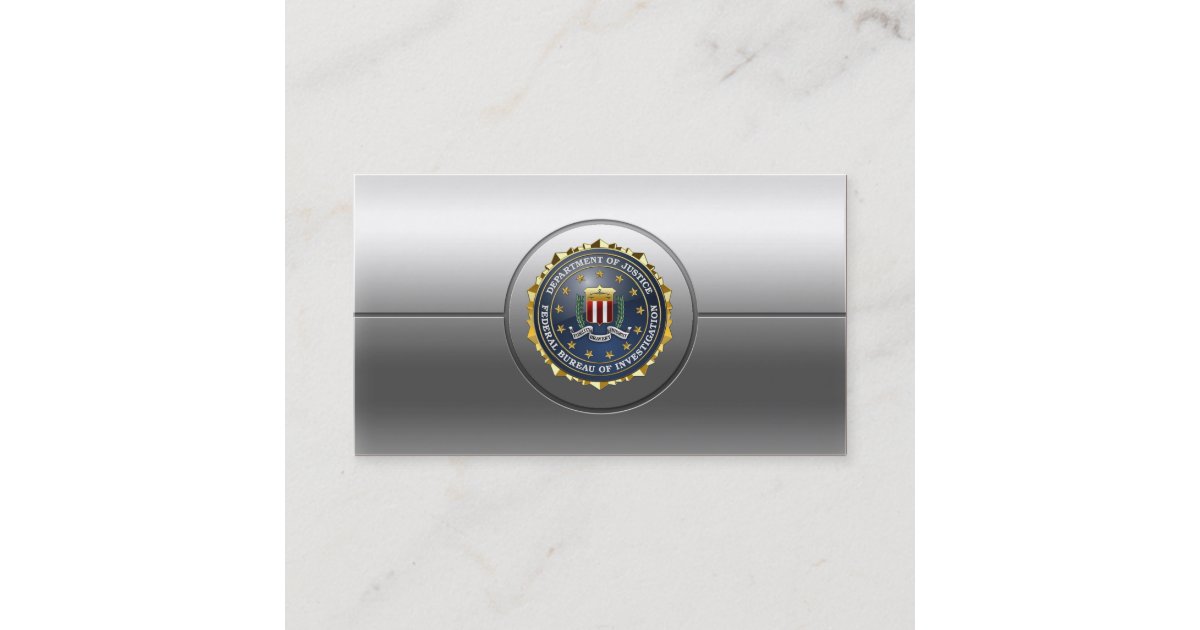 [154] FBI Special Edition Business Card | Zazzle