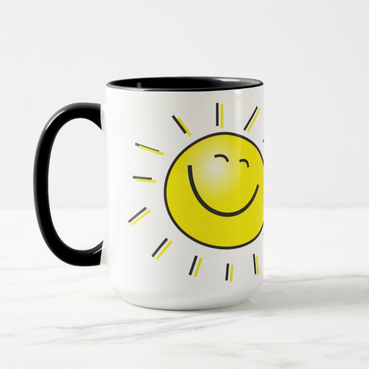 15oz Custom Sunshine Mug Created By Zazz_it | Zazzle