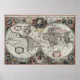 1630 World Map Poster | Zazzle