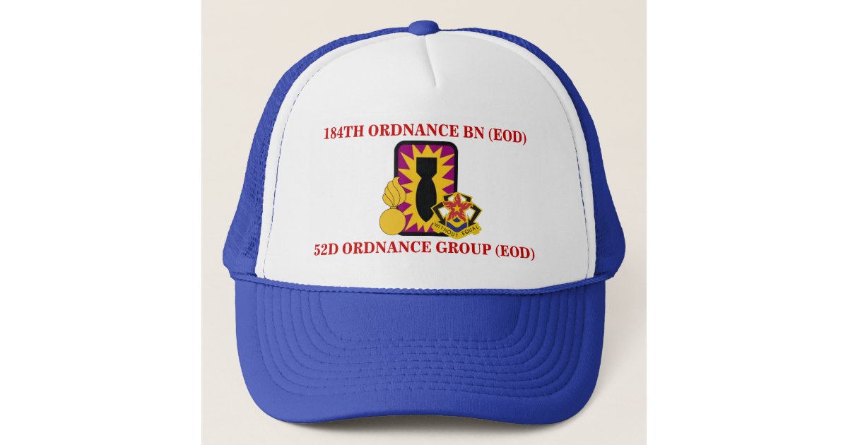 184TH ORDNANCE BATTALION (EOD) HAT | Zazzle