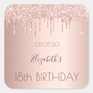 18th Birthday Stickers & Labels | Zazzle UK