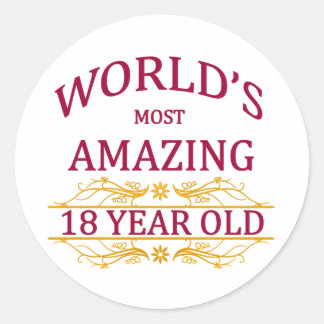18th Birthday Stickers | Zazzle.co.uk