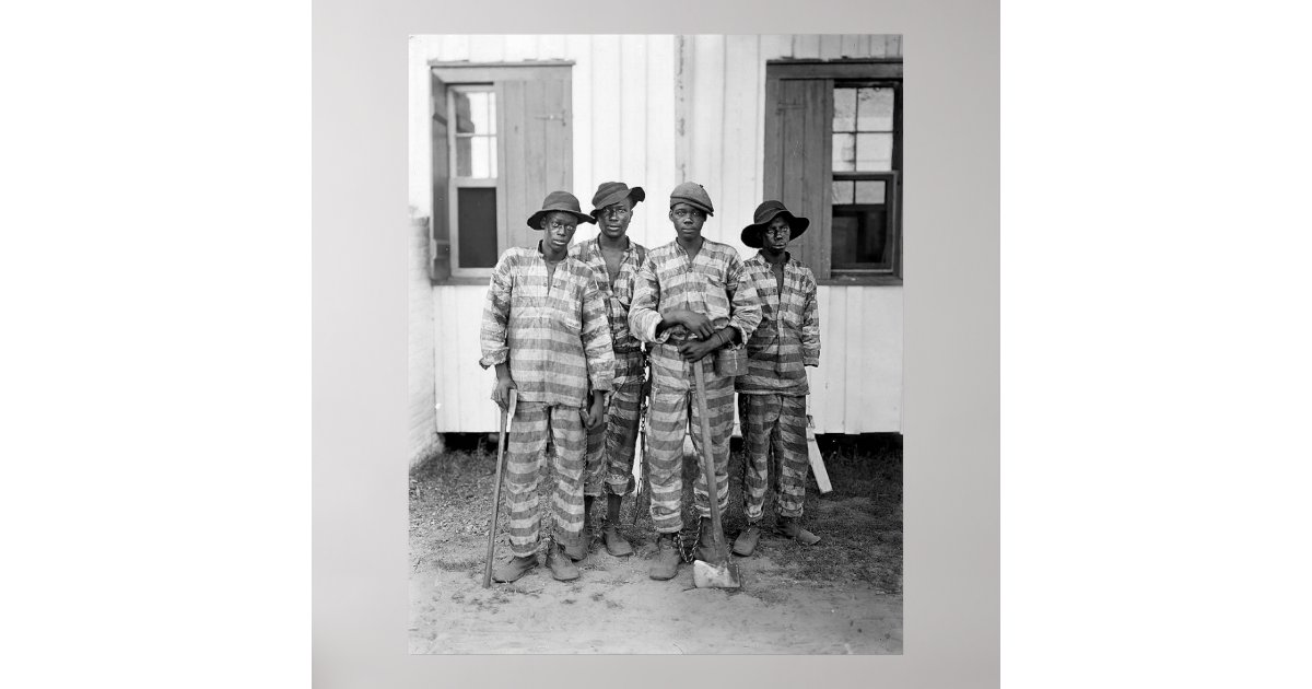 1900 Southern Chain Gang Poster | Zazzle
