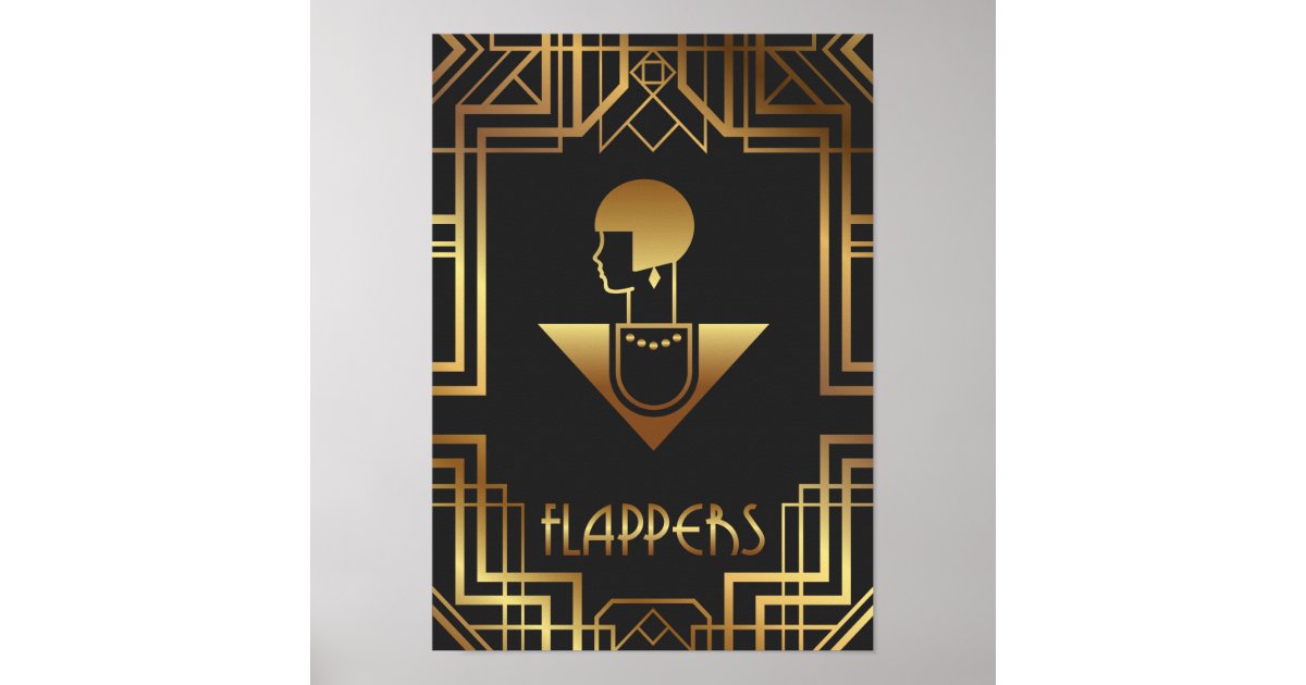 1920s Flappers Party Sign | Zazzle