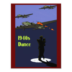 1940s Party Invitations & Announcements | Zazzle UK