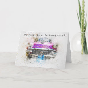 Hot Rod Birthday Cards & Templates | Zazzle UK