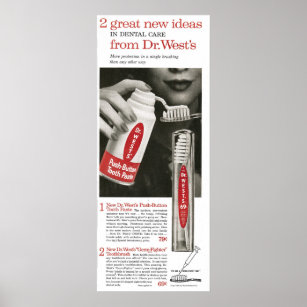 Toothpaste Advertising Posters & Prints | Zazzle UK
