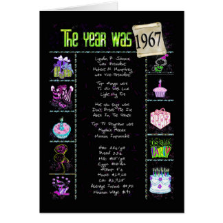 1967 Birthday Cards & Invitations | Zazzle.co.uk