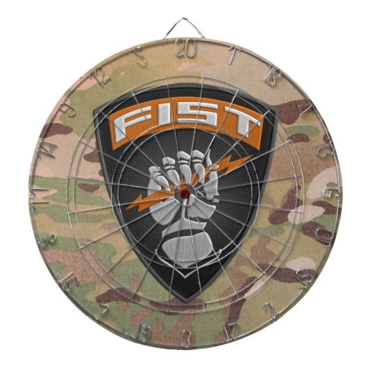 [200] Forward Observer (FIST) [Patch] Dartboard | Zazzle.co.uk