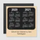2020-2021 School Year Calendar by Janz Wheat Neon | Zazzle