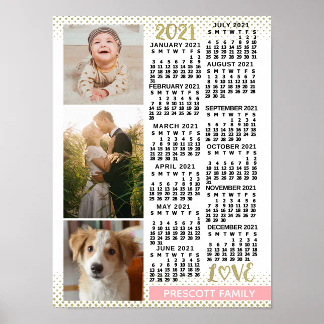2021 Calendar (See Description for New Version) Poster | Zazzle