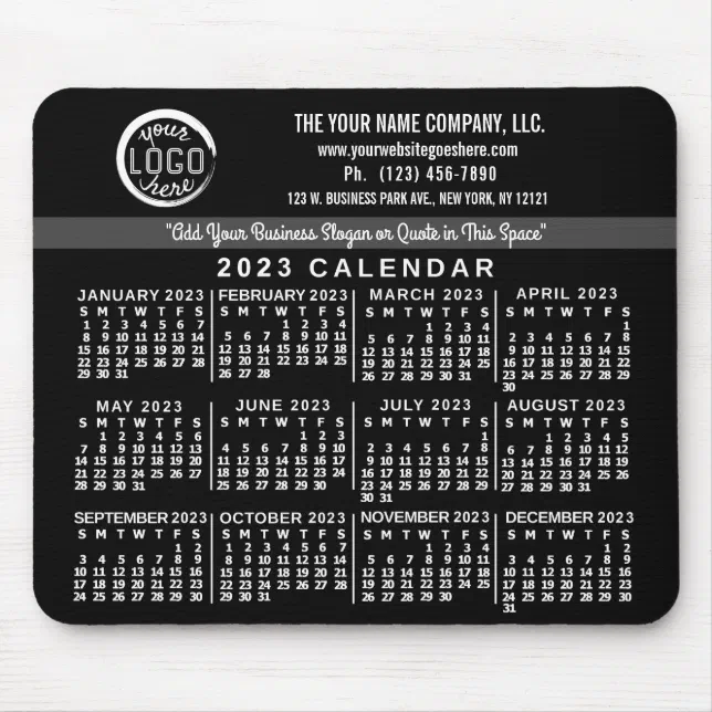 2023 Calendar (See Description for Newest Version) Mouse Mat | Zazzle