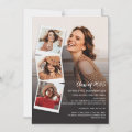 2025 Graduation Photos Grad Open House Magnetic Invitation | Zazzle
