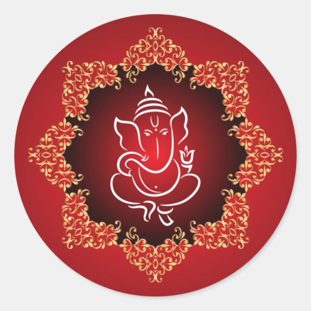 Ganesha Stickers & Labels | Zazzle UK
