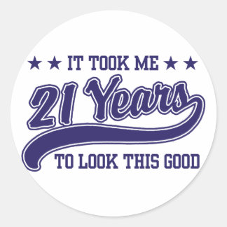 21st Birthday Stickers | Zazzle.co.uk