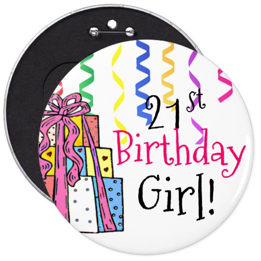 21st Birthday Badges and 21st Birthday Pins | Zazzle.co.uk