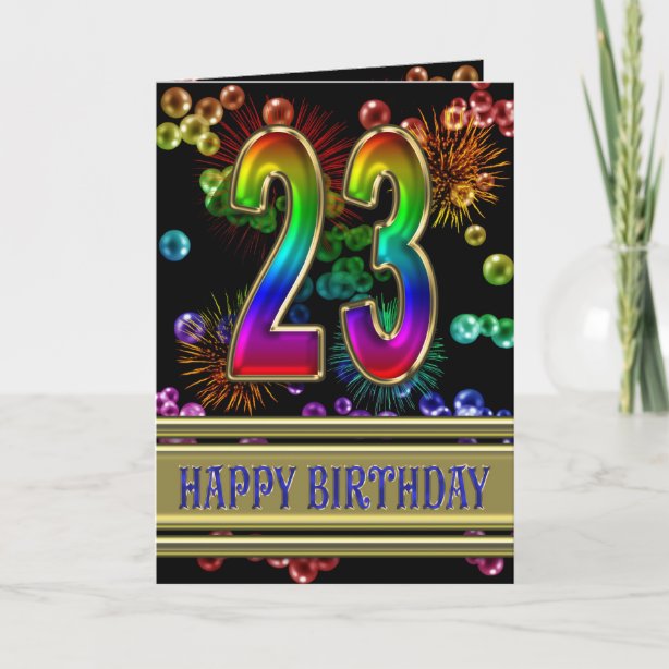 23rd Birthday Cards | Zazzle UK