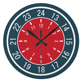 24 Hour Wall Clocks | Zazzle.co.uk