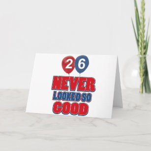 26th Birthday Cards | Zazzle UK