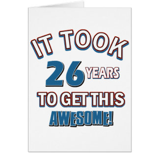 26th Birthday Cards & Invitations | Zazzle.co.uk