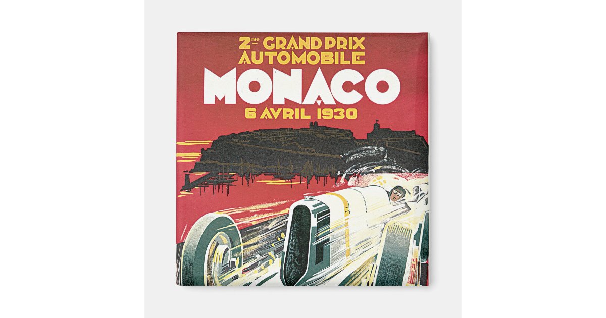 2nd Grand Prix de Monaco Magnet | Zazzle