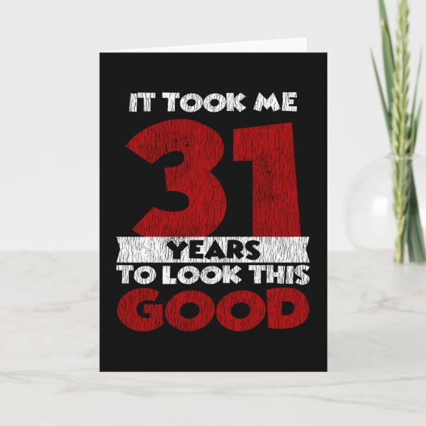 31st Birthday Cards | Zazzle UK