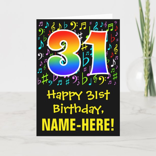 31st Birthday Cards | Zazzle UK