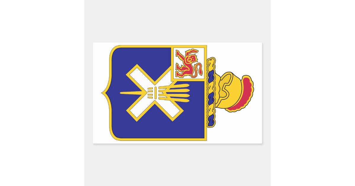 32nd Infantry Regiment Rectangular Sticker | Zazzle