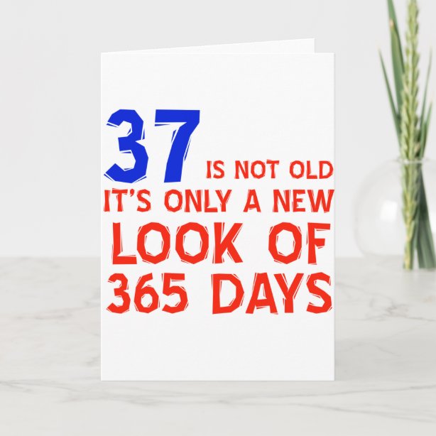 37 Year Old Birthday Cards | Zazzle UK