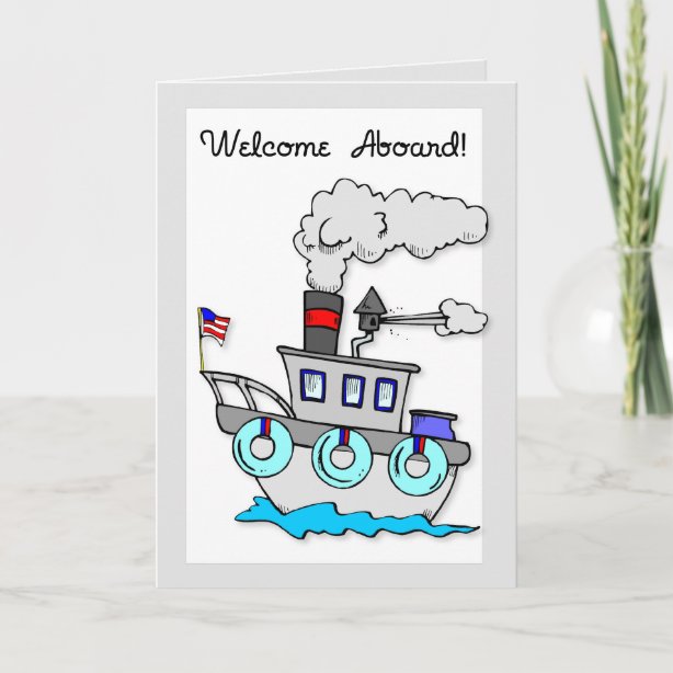 Welcome Aboard Cards | Zazzle UK