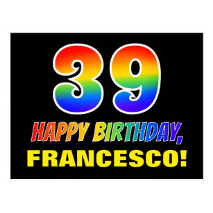 39th Birthday Postcards | Zazzle UK