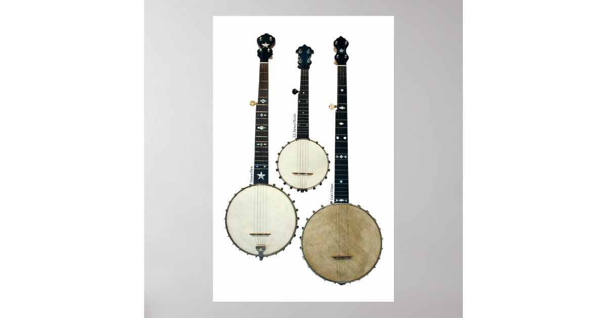 3 Banjos Poster | Zazzle