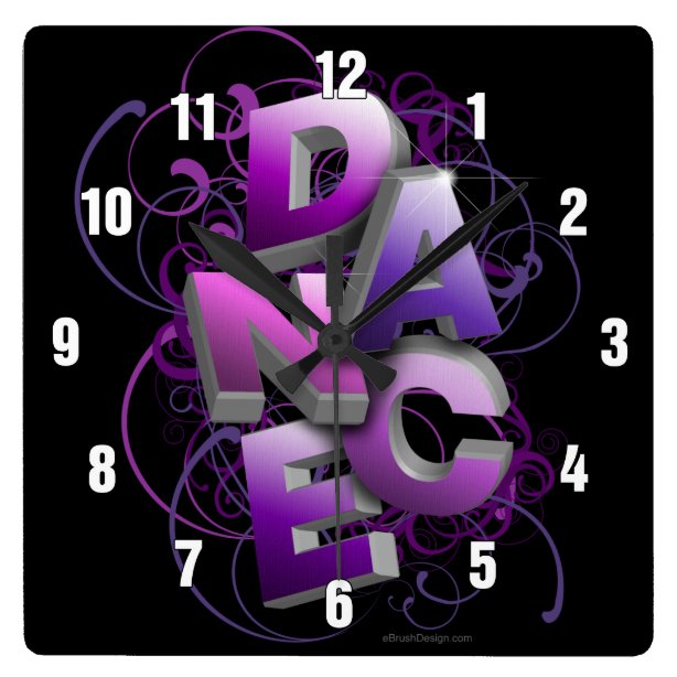 Dance Wall Clocks | Zazzle UK