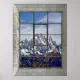 3D Mountains View Fake Window Poster | Zazzle