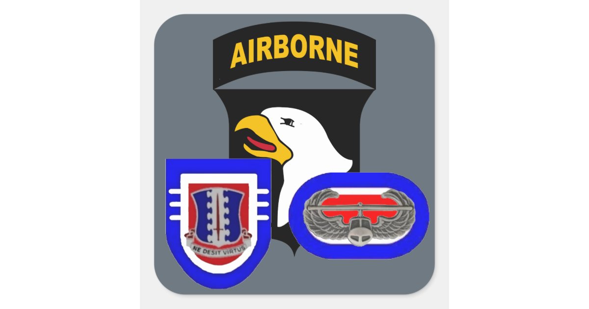 3RD BN 187TH INFANTRY 101ST AIRBORNE STICKERS | Zazzle