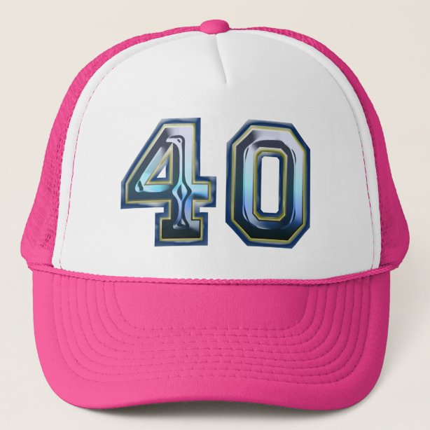 40th Birthday Party Hats & Caps | Zazzle UK