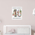 40th Birthday Photo Collage Number 40 Personalised Poster | Zazzle