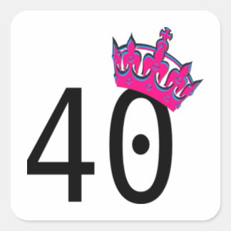 40th Birthday Stickers | Zazzle.co.uk